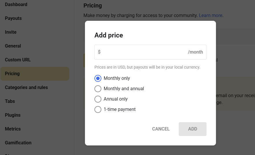 New feature: 1-time payment · Skool Insider