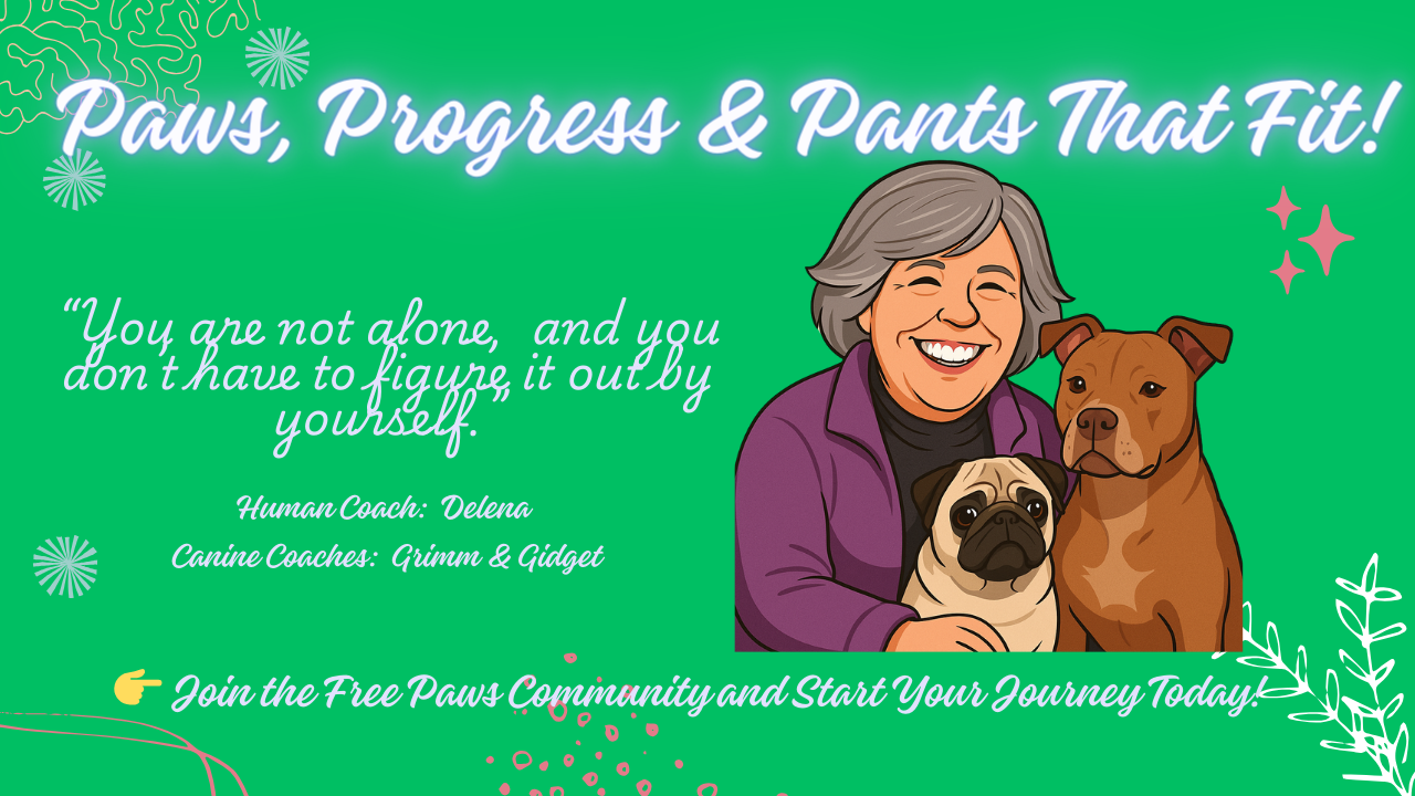 Paws,Progress & Pants that Fit
