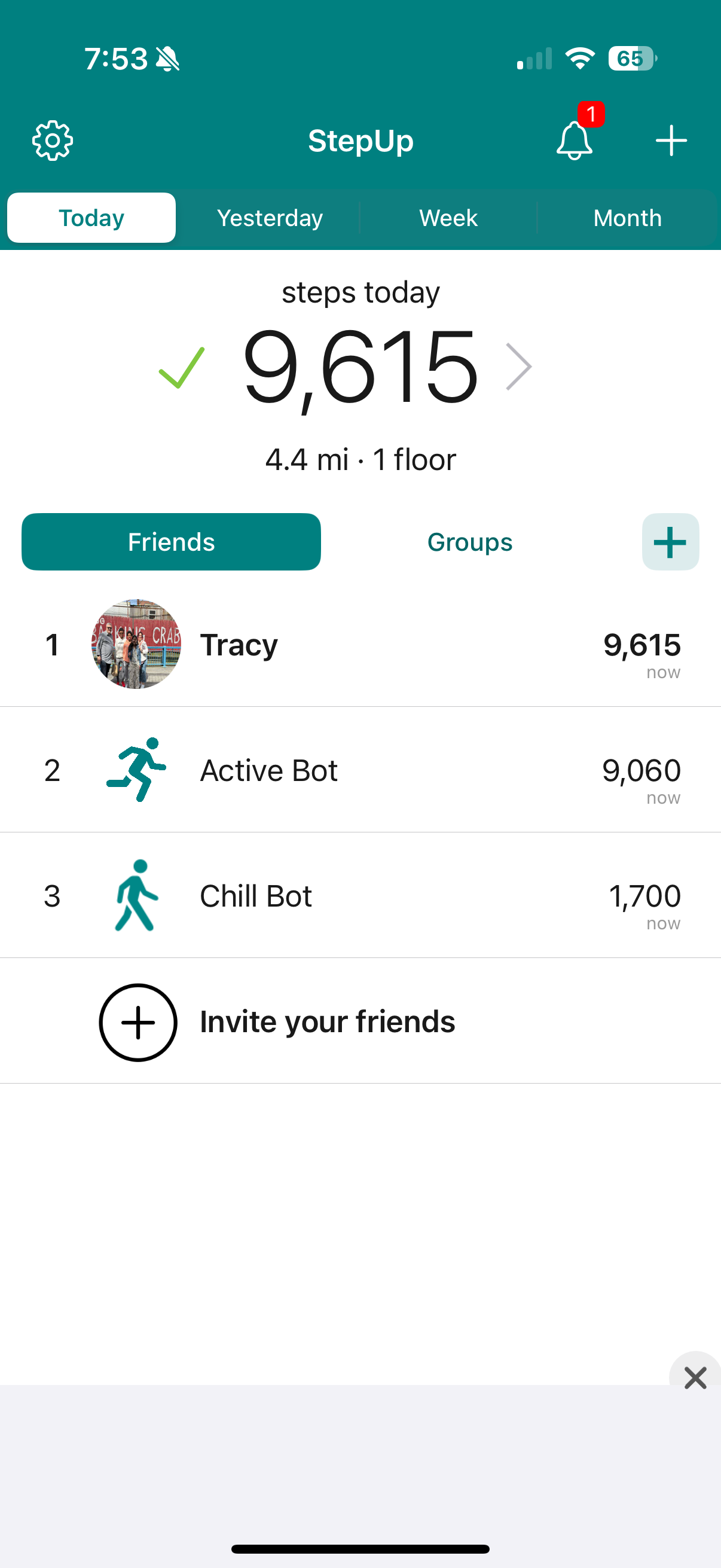 Steps app · Be Well Co.