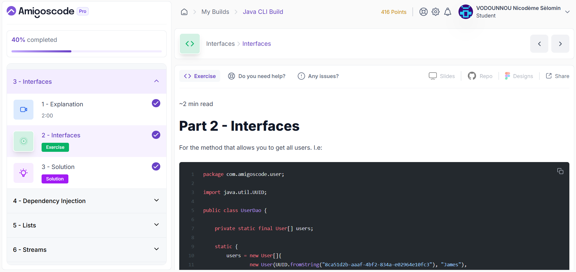 About CLI Build · Amigoscode