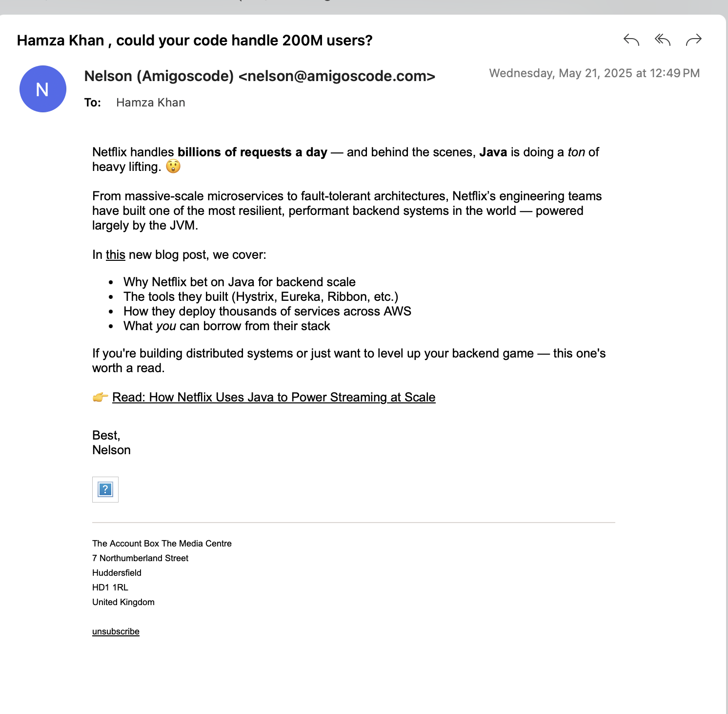 kind request for help. · Amigoscode