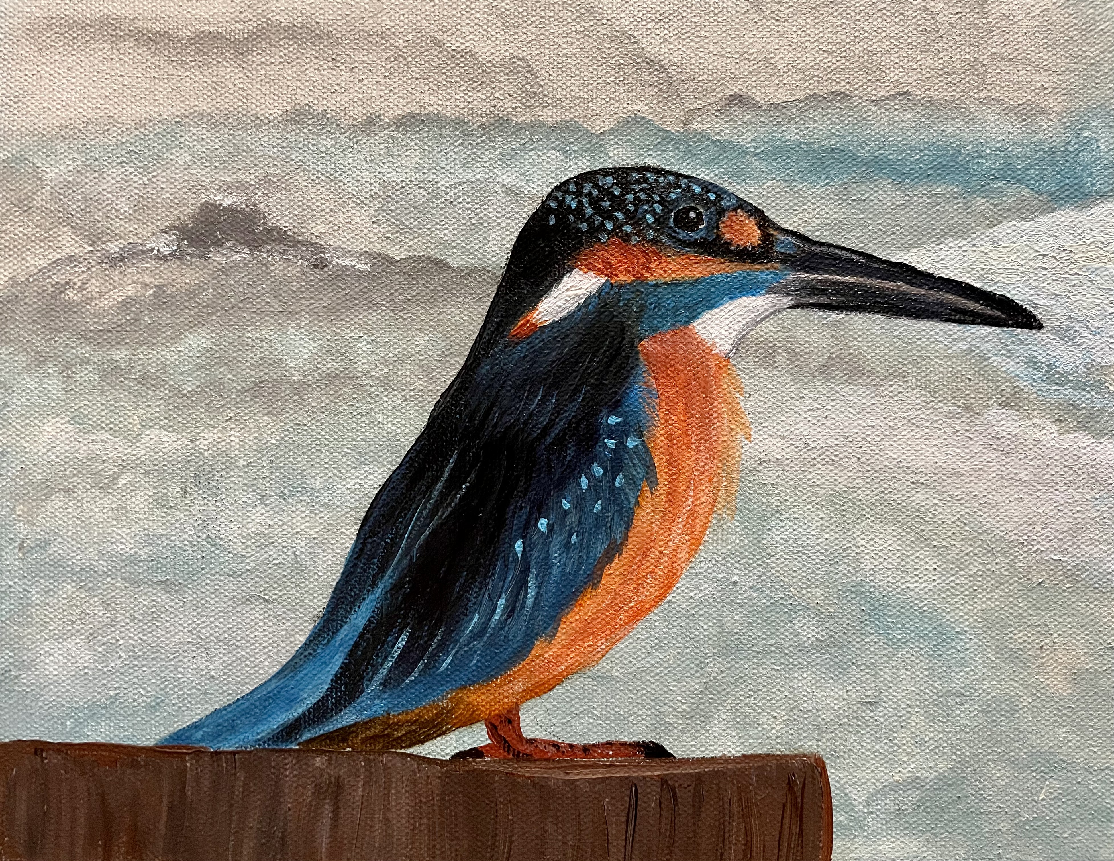 Kingfish bird · Painters Hub