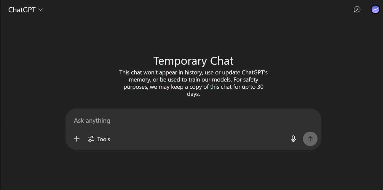 How and why to use ChatGPT’s temporary chat · Rise with AI ️😍