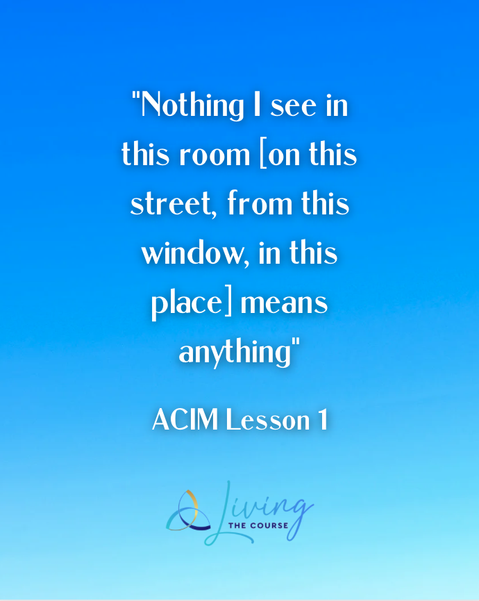 ACIM LESSON 1 · LTC Ashram