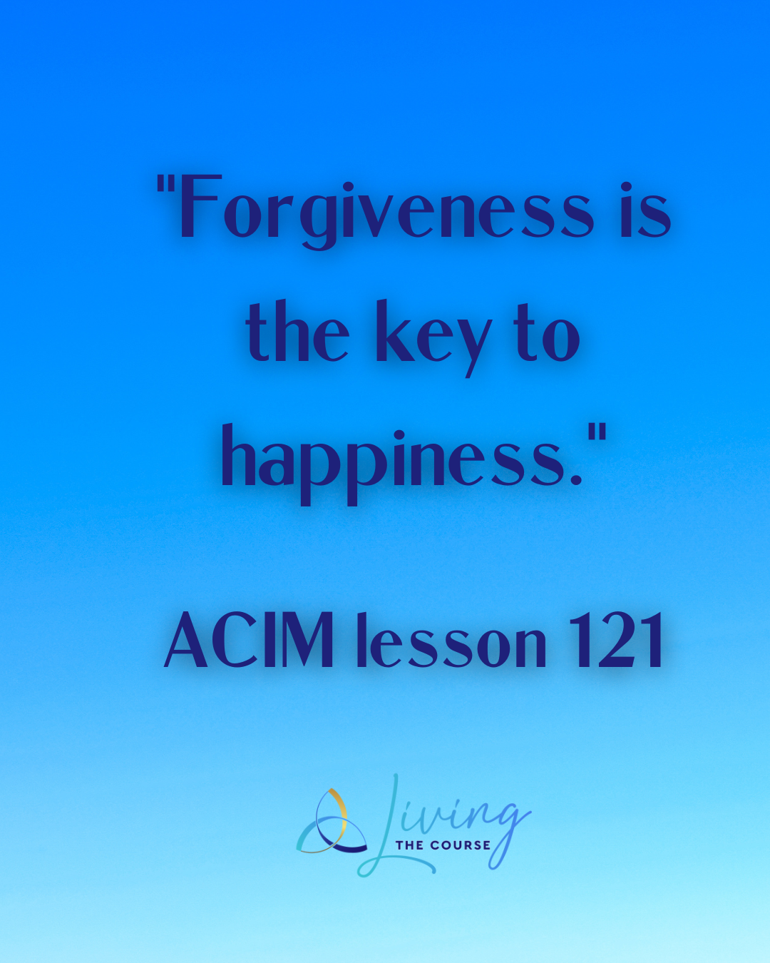 ACIM LESSON 121 · LTC Ashram