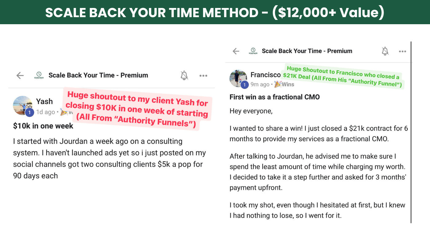 Scale Back Your Time