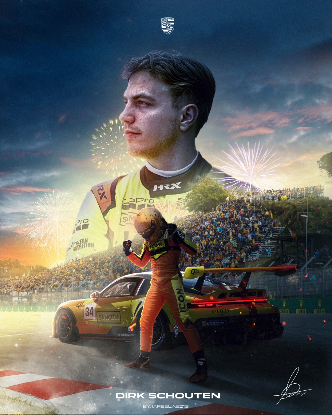 Dirk Schouten's Poster v2 🎨 · Kreavix Start | Design Academy