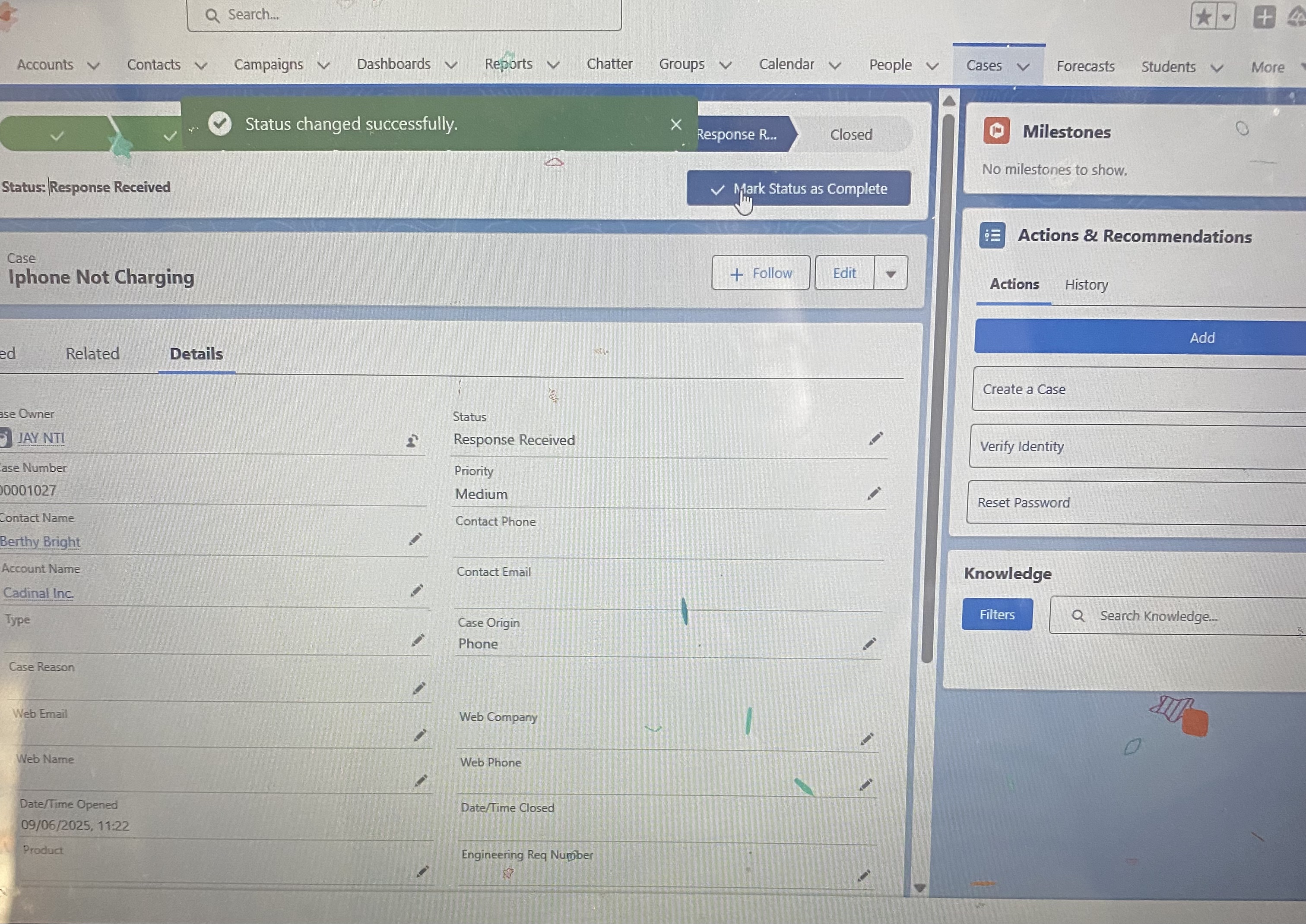 Playing Around Case Path Confetti Feature🎊 🎉 · Pathway To Salesforce (PTS)