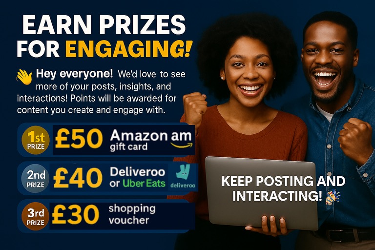 Good News 🎉 💃🏾 Engage, Earn points and Win Prizes for the month of July ...