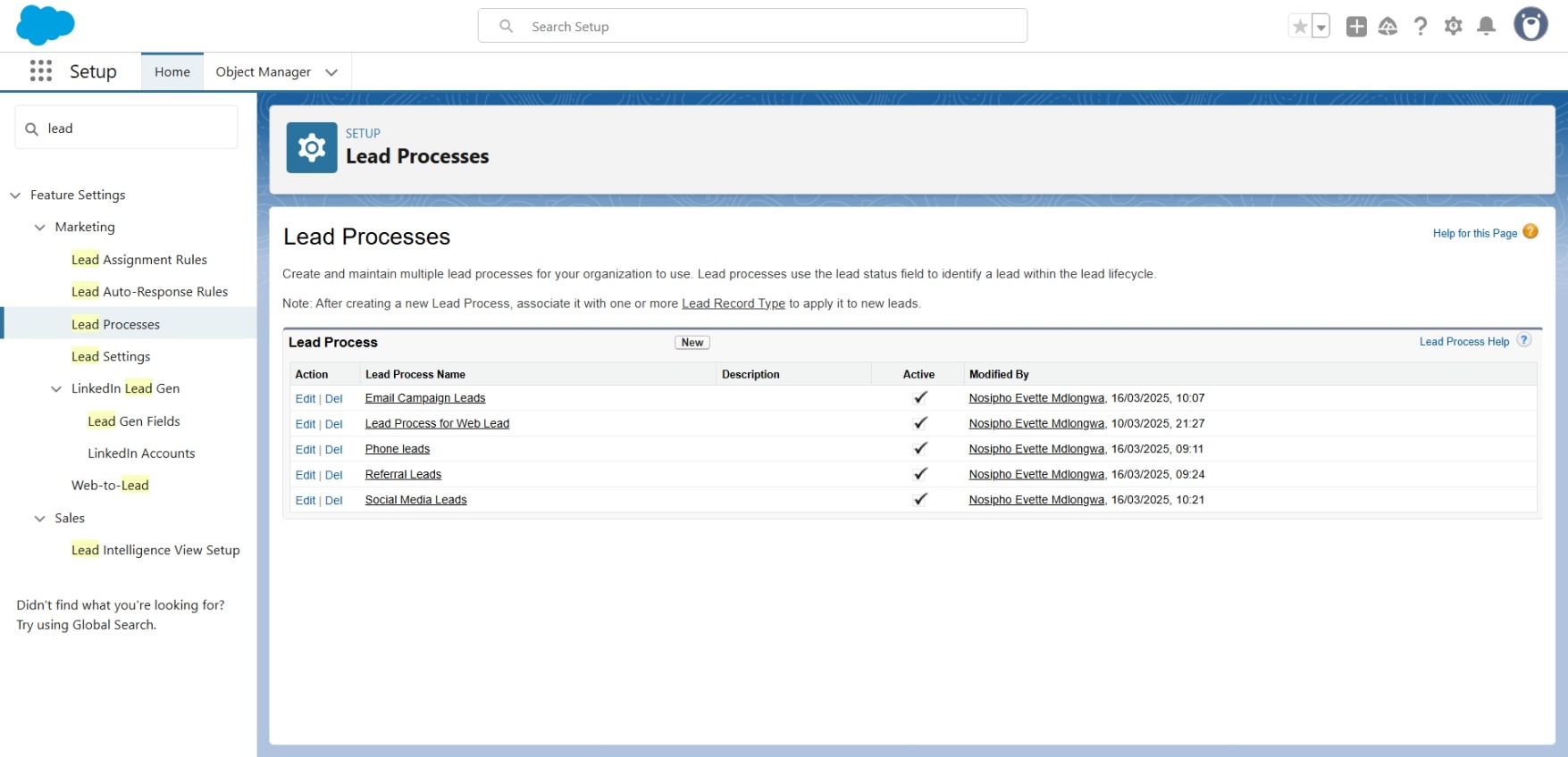 Set up Lead Process, Record Types ,Creating a New Lead · Pathway To ...