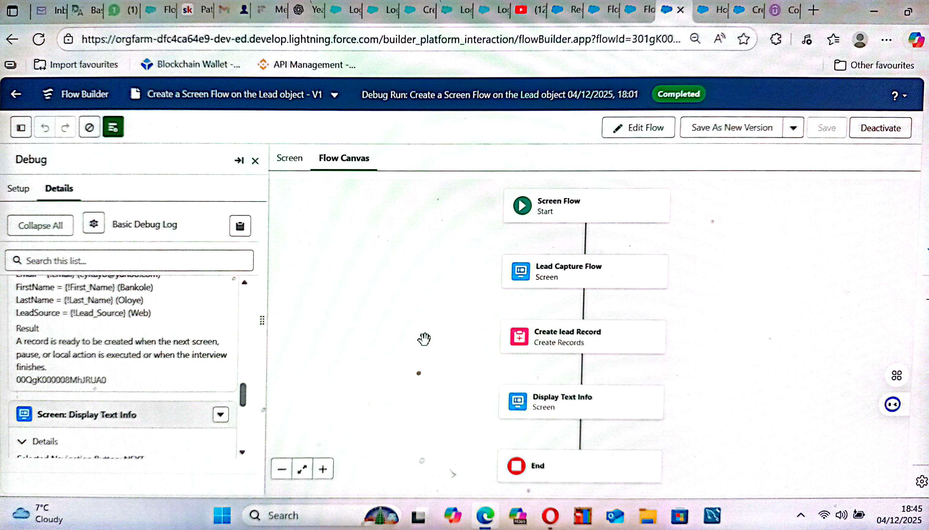 Screen Flow · Pathway To Salesforce (PTS)