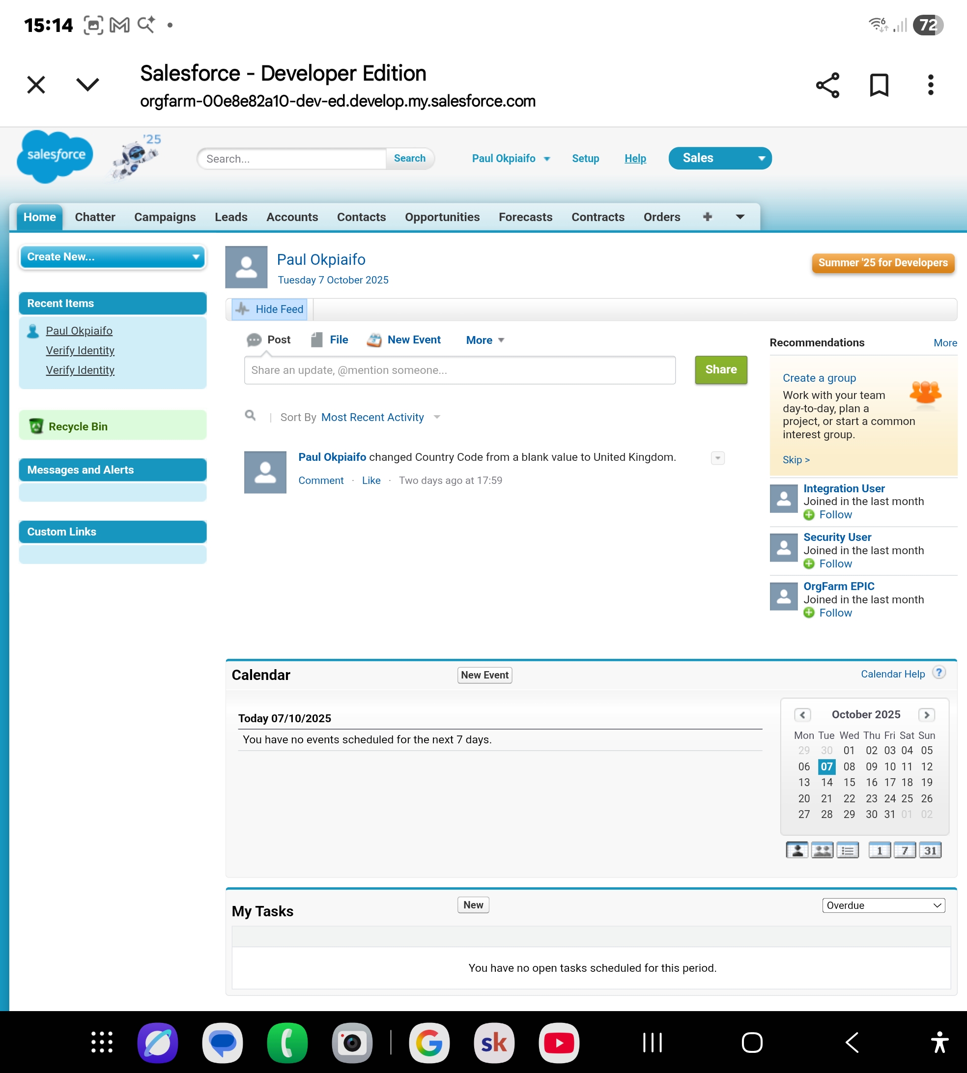 I cannot find the switch in my profile interface from classic to lightning experience. · Pathway ...
