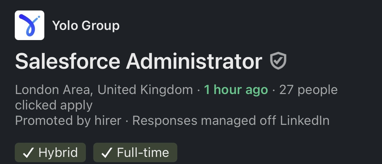 Job Opportunity Alert 1 hour ago 🚨 · Pathway To Salesforce (PTS)