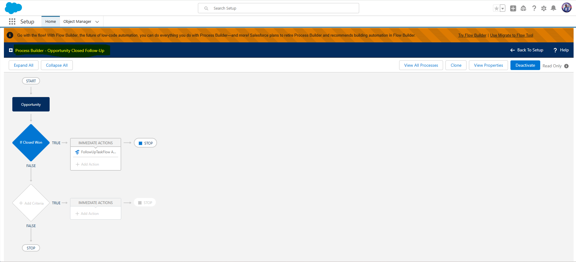 Automating Follow-Up Tasks for Closed Won Opportunities Using Flow and ...