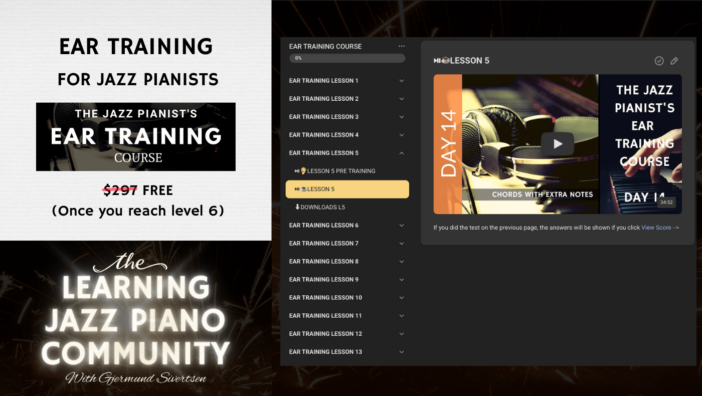 Learning Jazz Piano Community