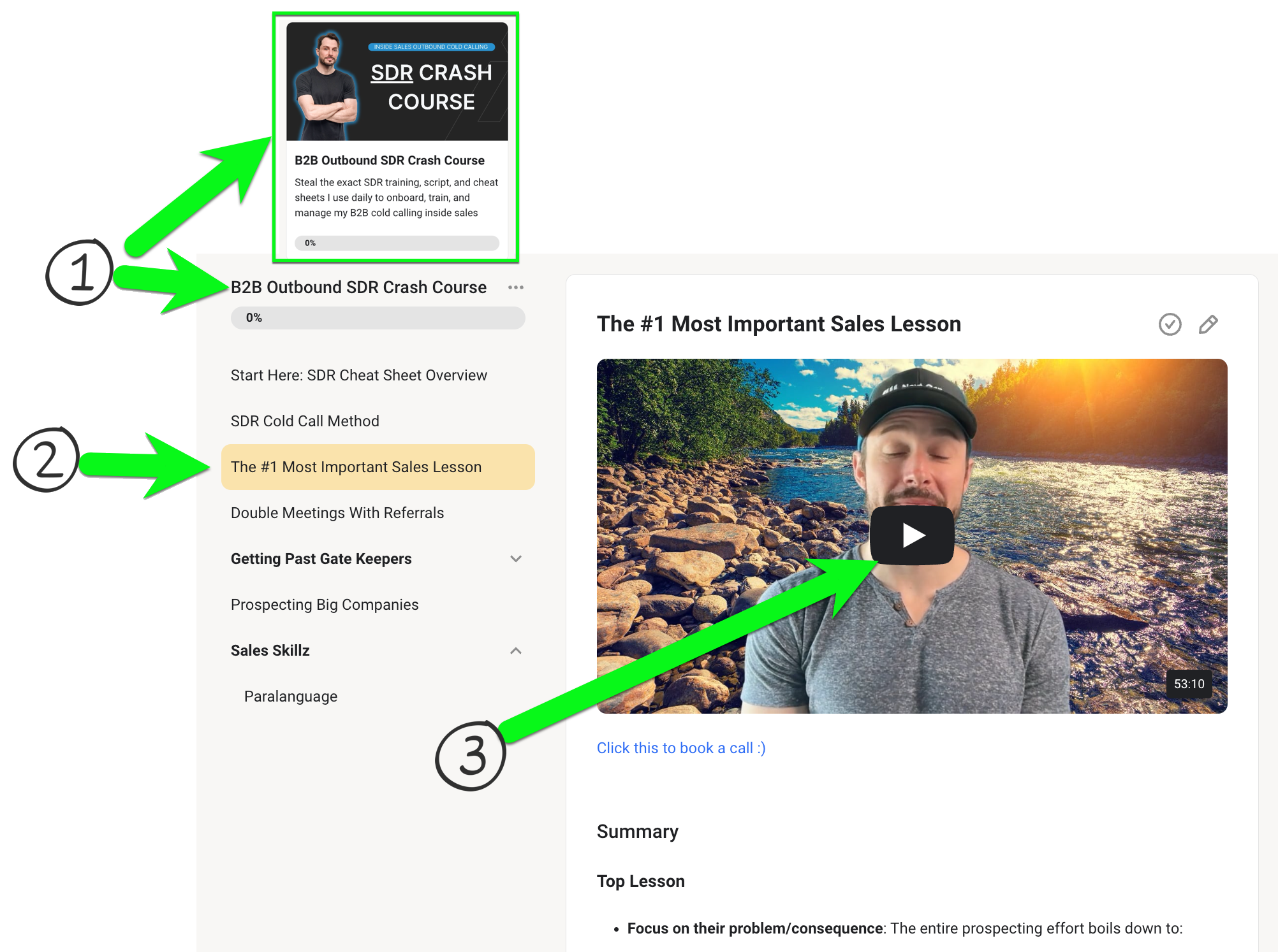 The #1 Sales Lesson · Outbound B2B Sales