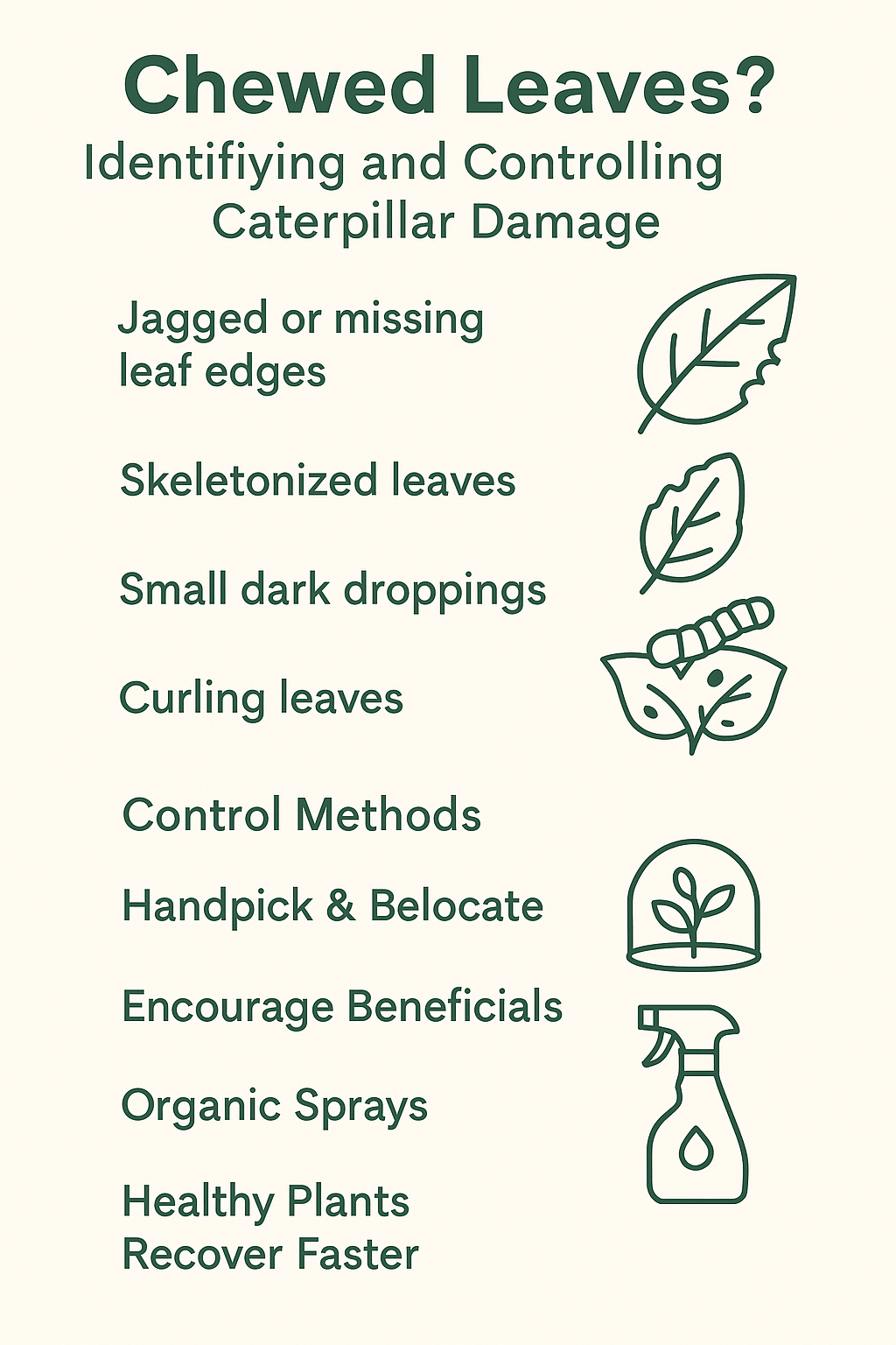 🐛 Chewed Leaves? Identifying and Controlling Caterpillar Damage · The ...