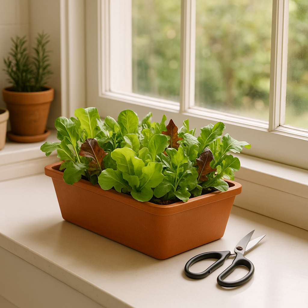 🥗 How to Start an Indoor Salad Pot for Fresh Winter Greens · The Potted ...