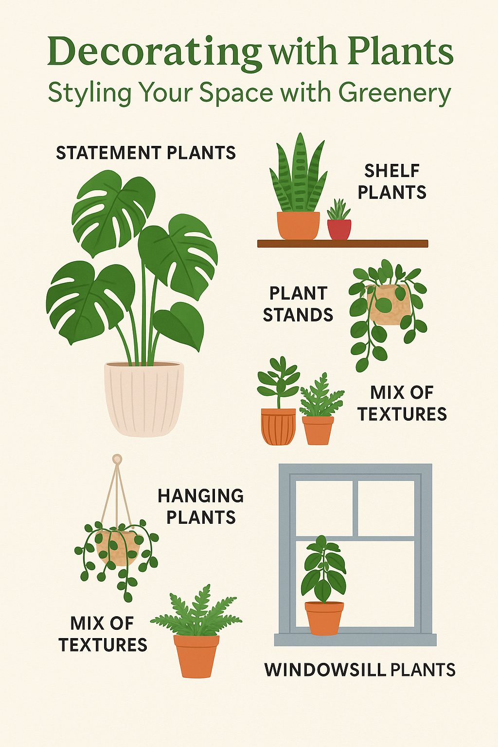 Decorating with Plants: Styling Your Space with Greenery · The Potted ...