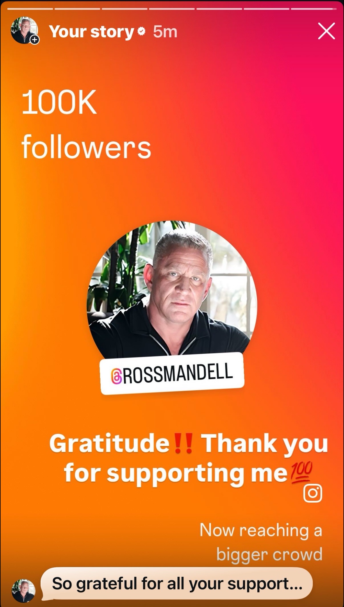 We made it to 100K on Instagram!!! · Going Public with Ross Mandell