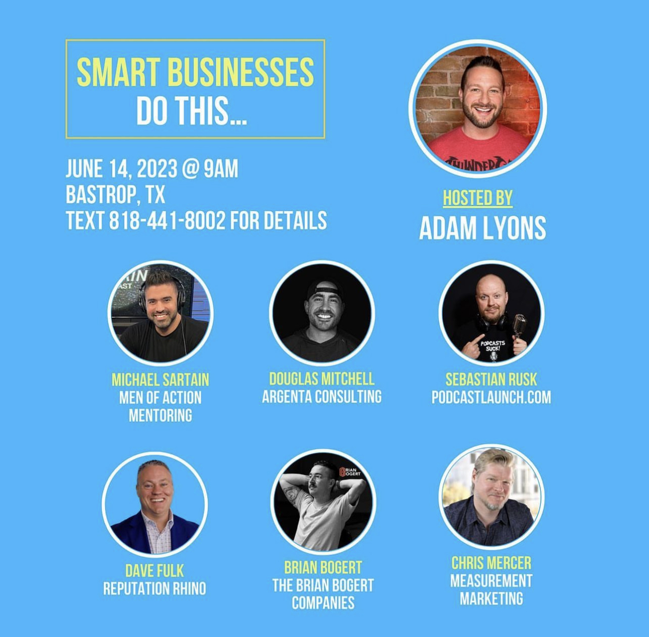 Live with Adam Lyons · Men of Action: Forum