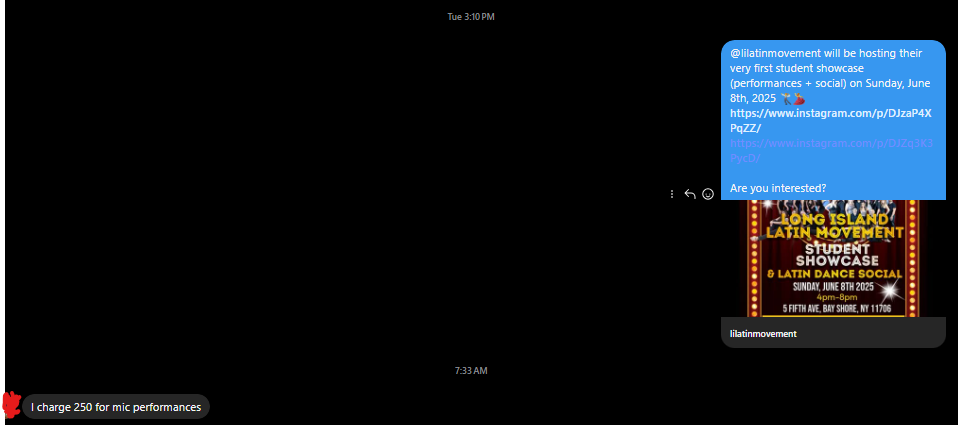IG DM -How to Reply to An Invite Response · Off-Market Dating System