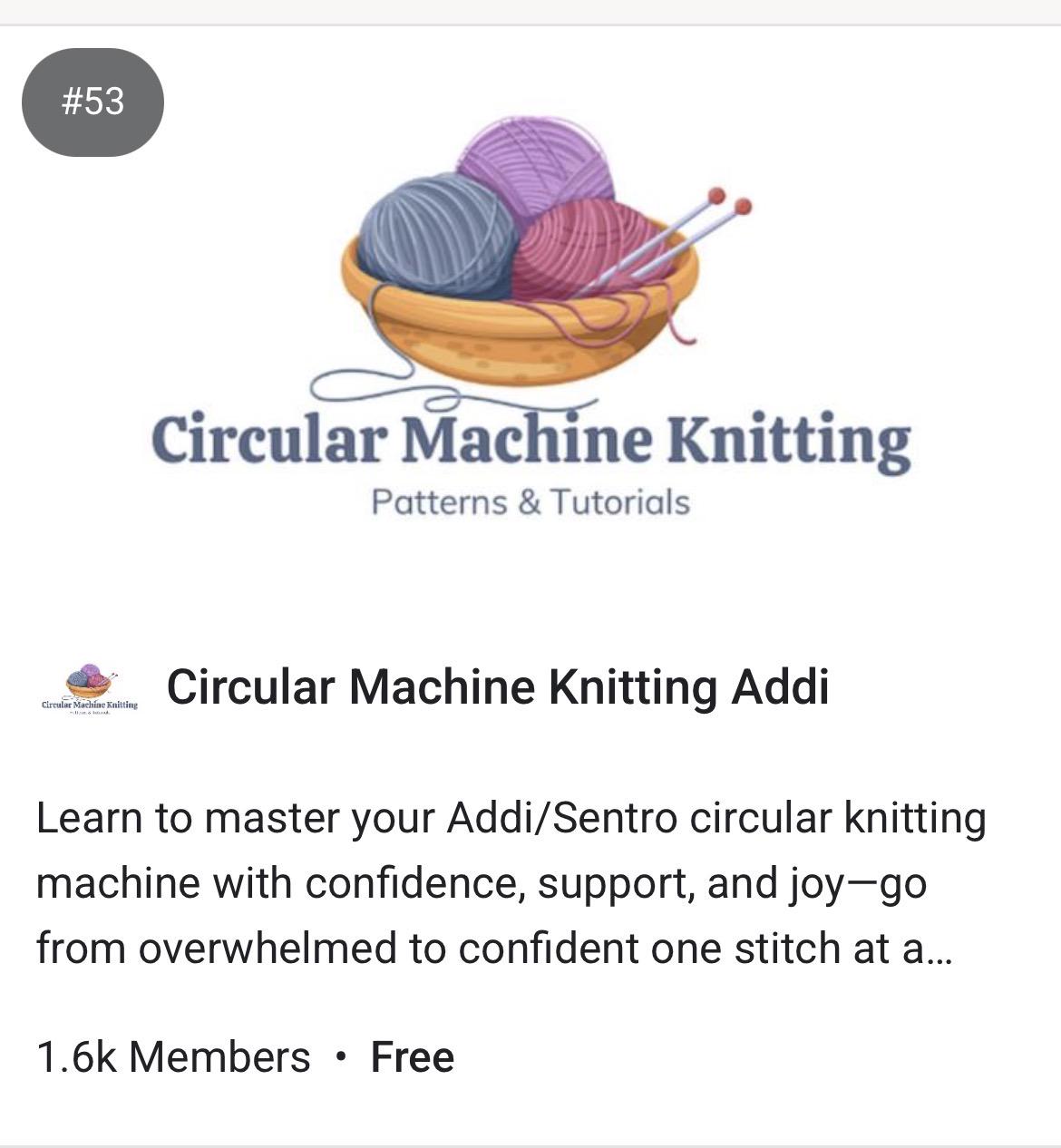 Our Skool Standings - 23rd March · Circular Machine Knitting Addi