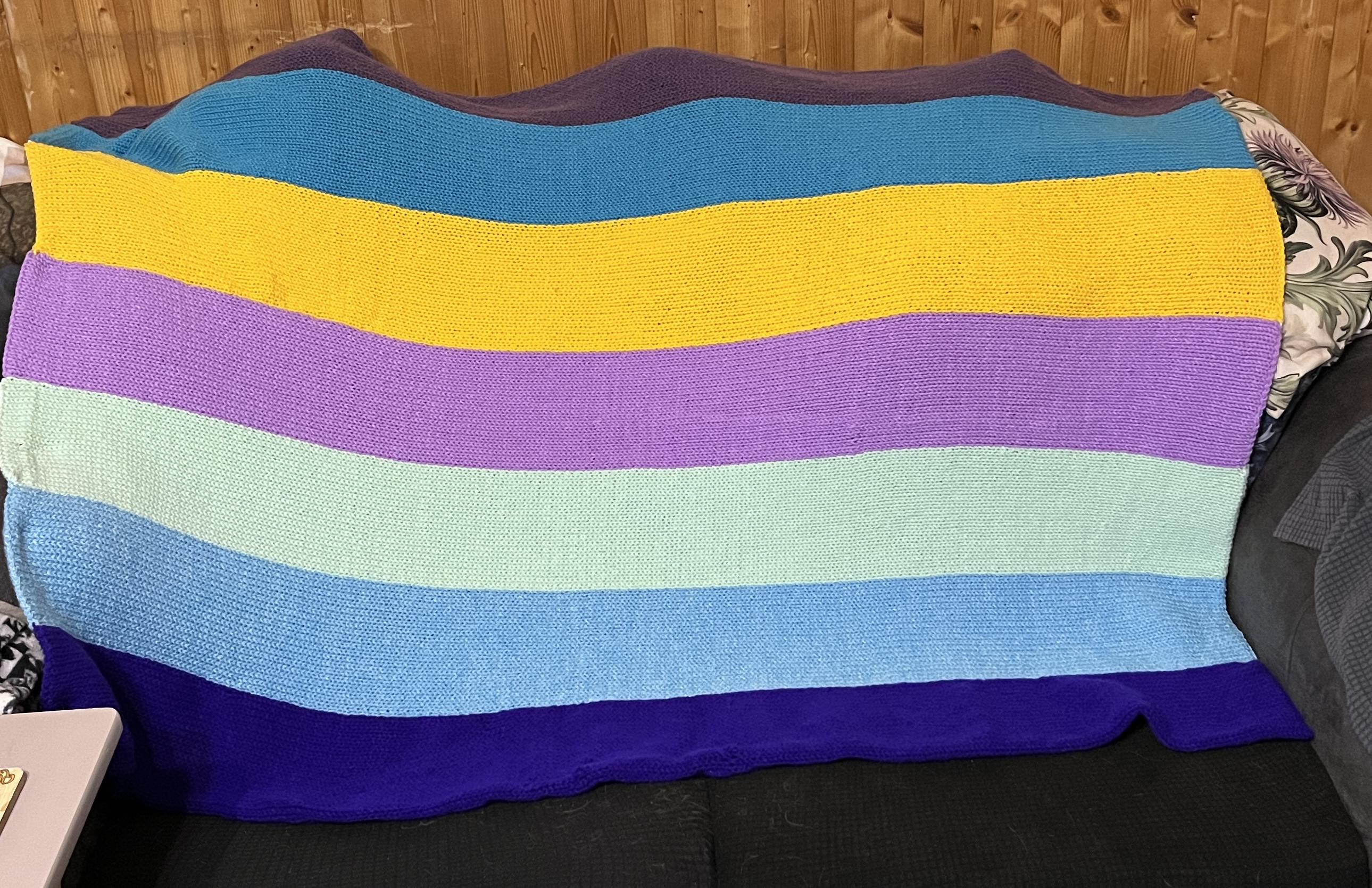 The Colour Blanket 2 · Circular Machine Knitting Addi