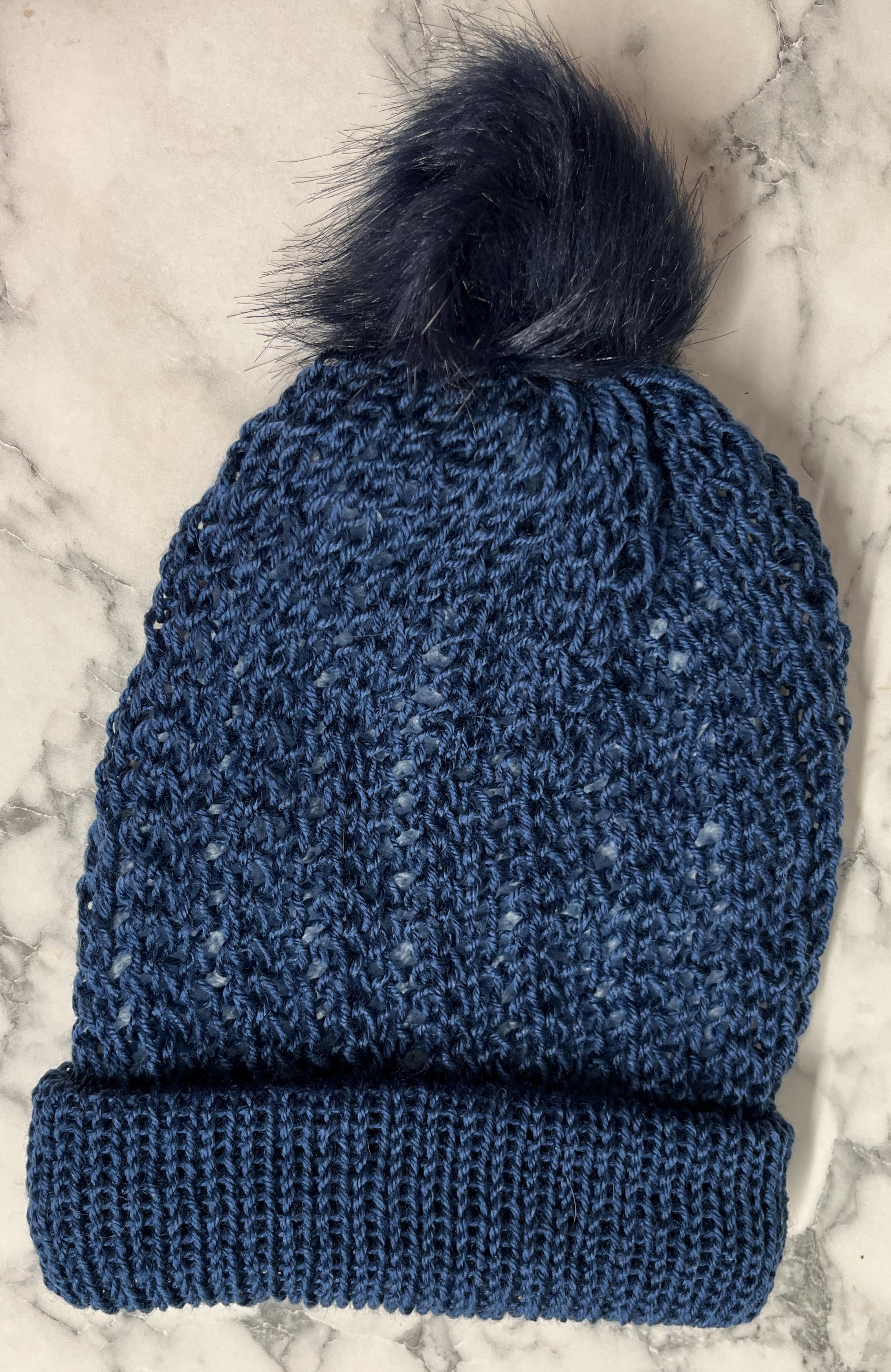Blue hat is done… · Circular Machine Knitting Addi