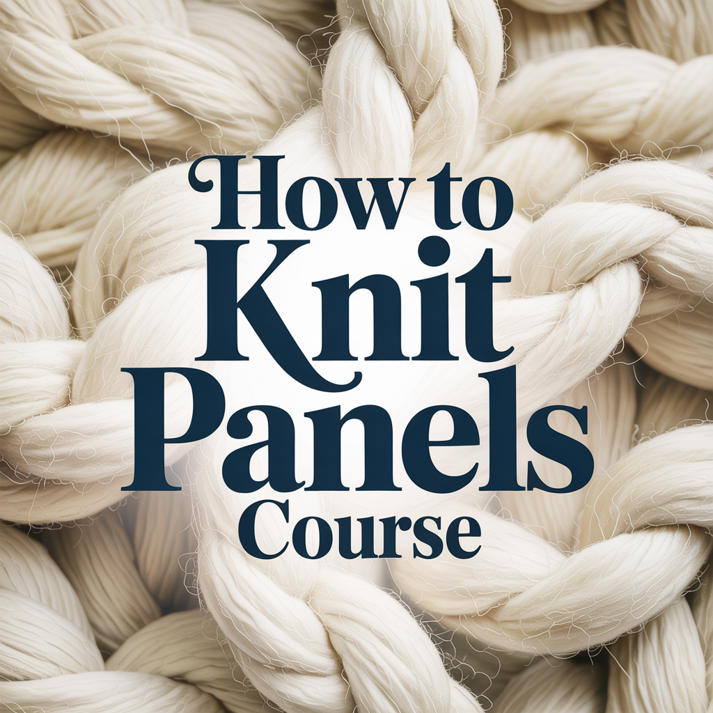 How To Knit Panels Course Tomorrow · Circular Machine Knitting Addi