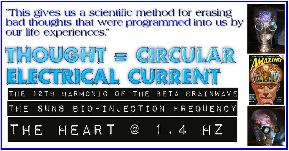 THOUGHT IS ELECTRIC, EMOTION IS MAGNETIC · HEALING FREQUENCIES BRAIN NLP