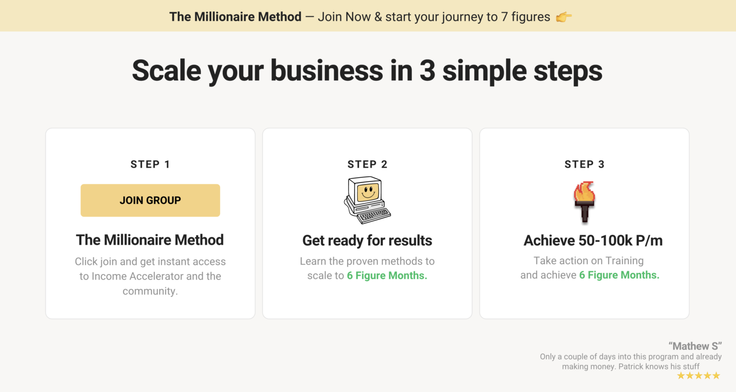 The Millionaire Method