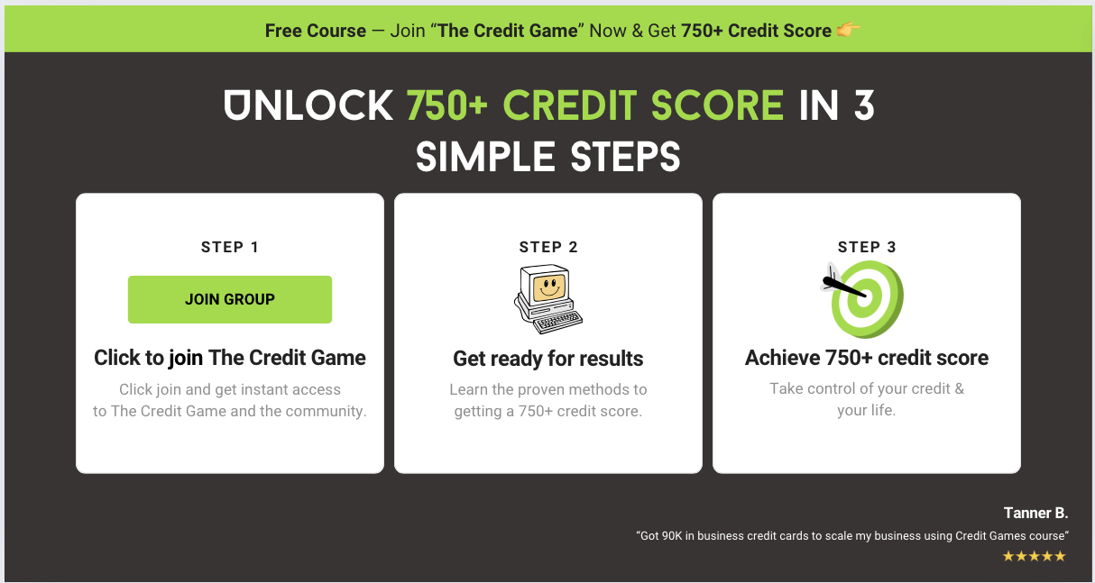 The Credit Game (FREE)
