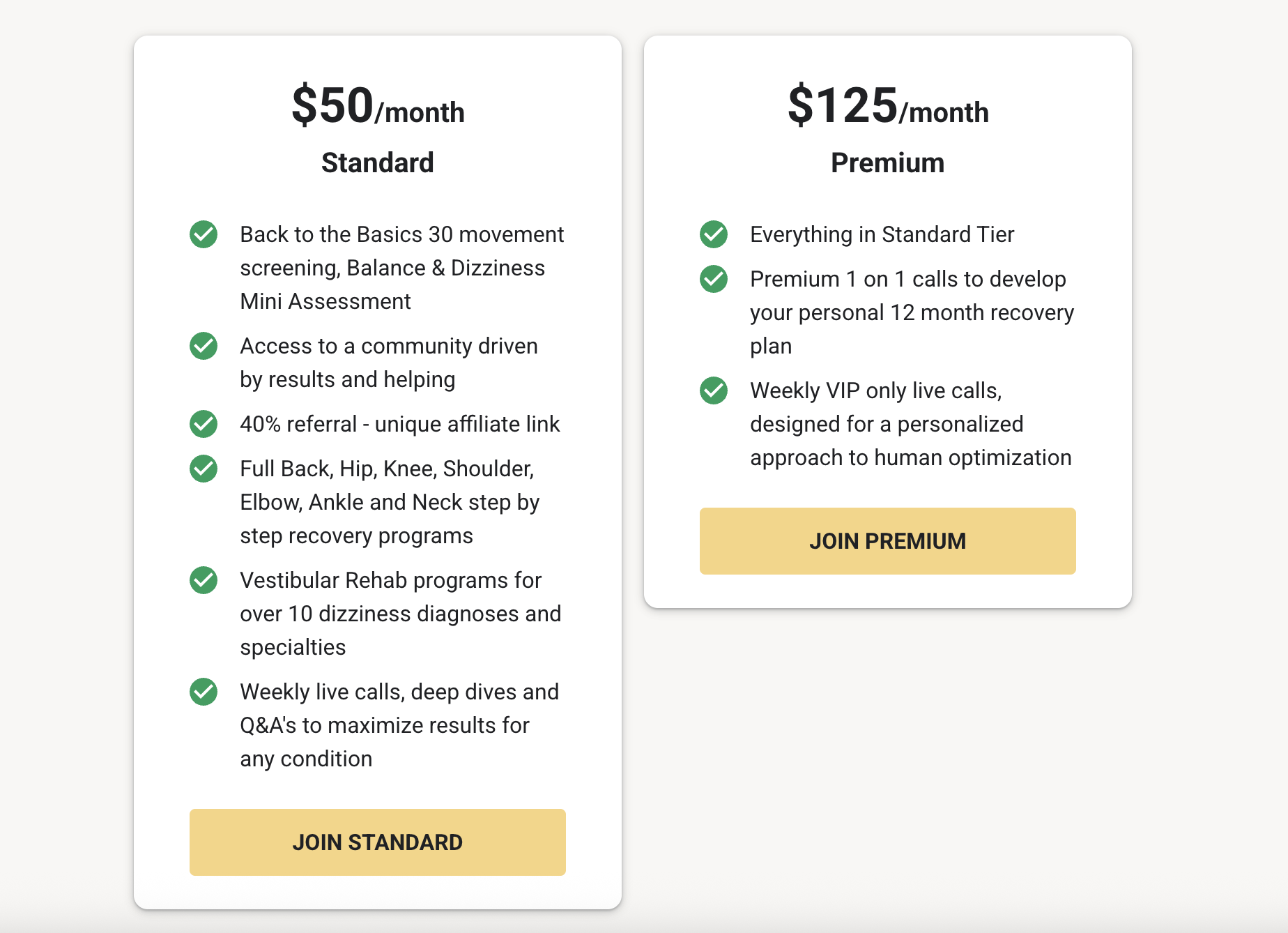 Membership Options! · The Balance Blueprint