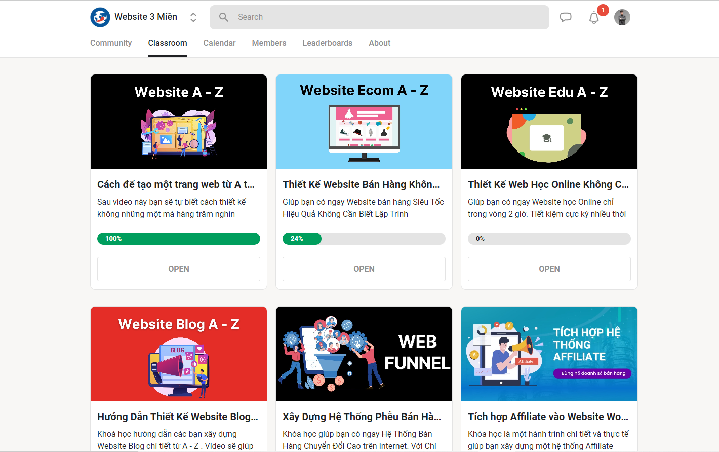 Website 3 Miền