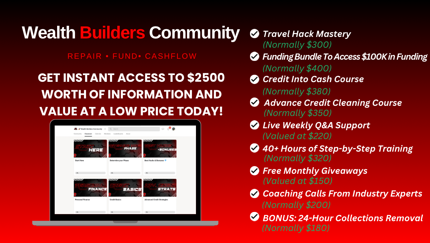 🚀 Wealth Builders Community