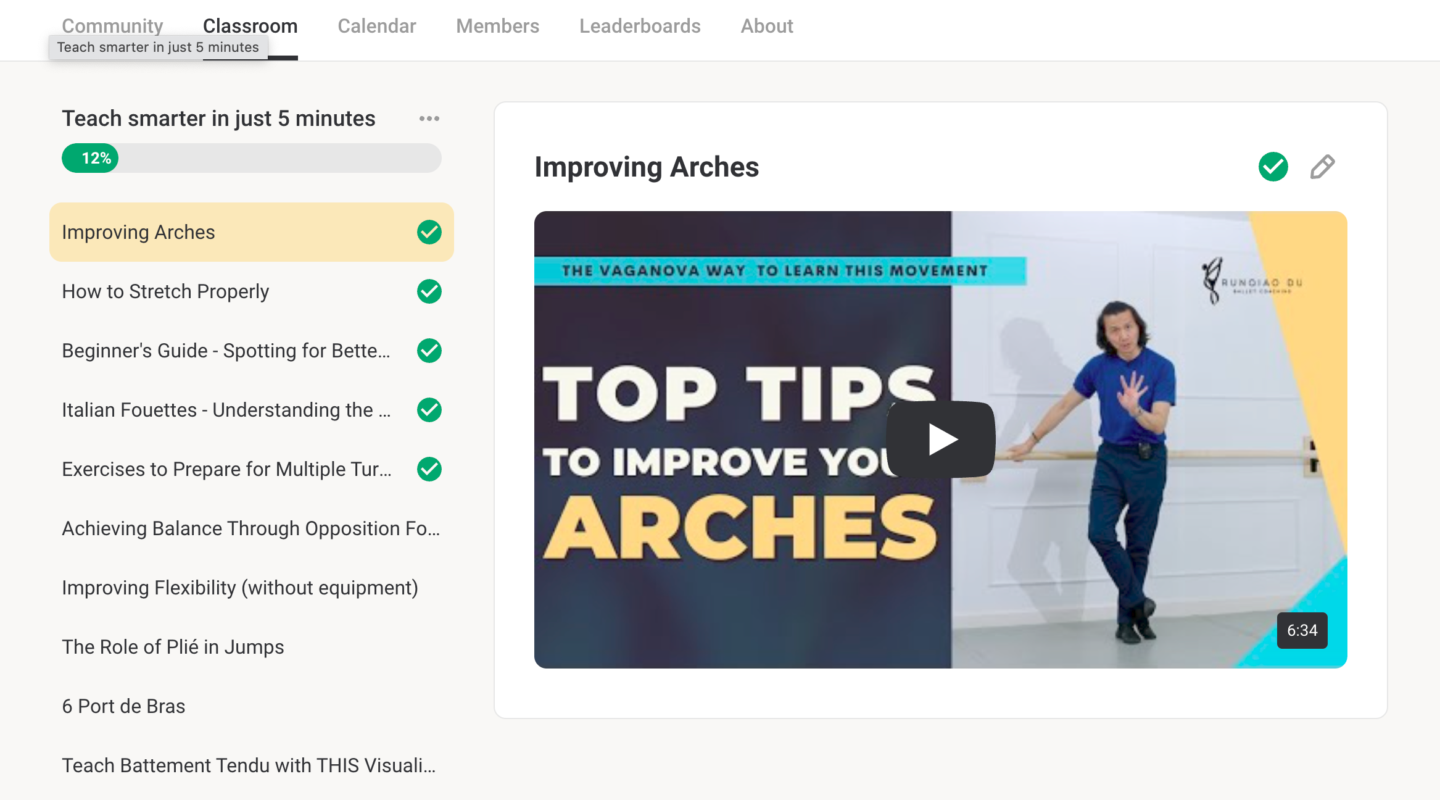 Art of Ballet Instruction