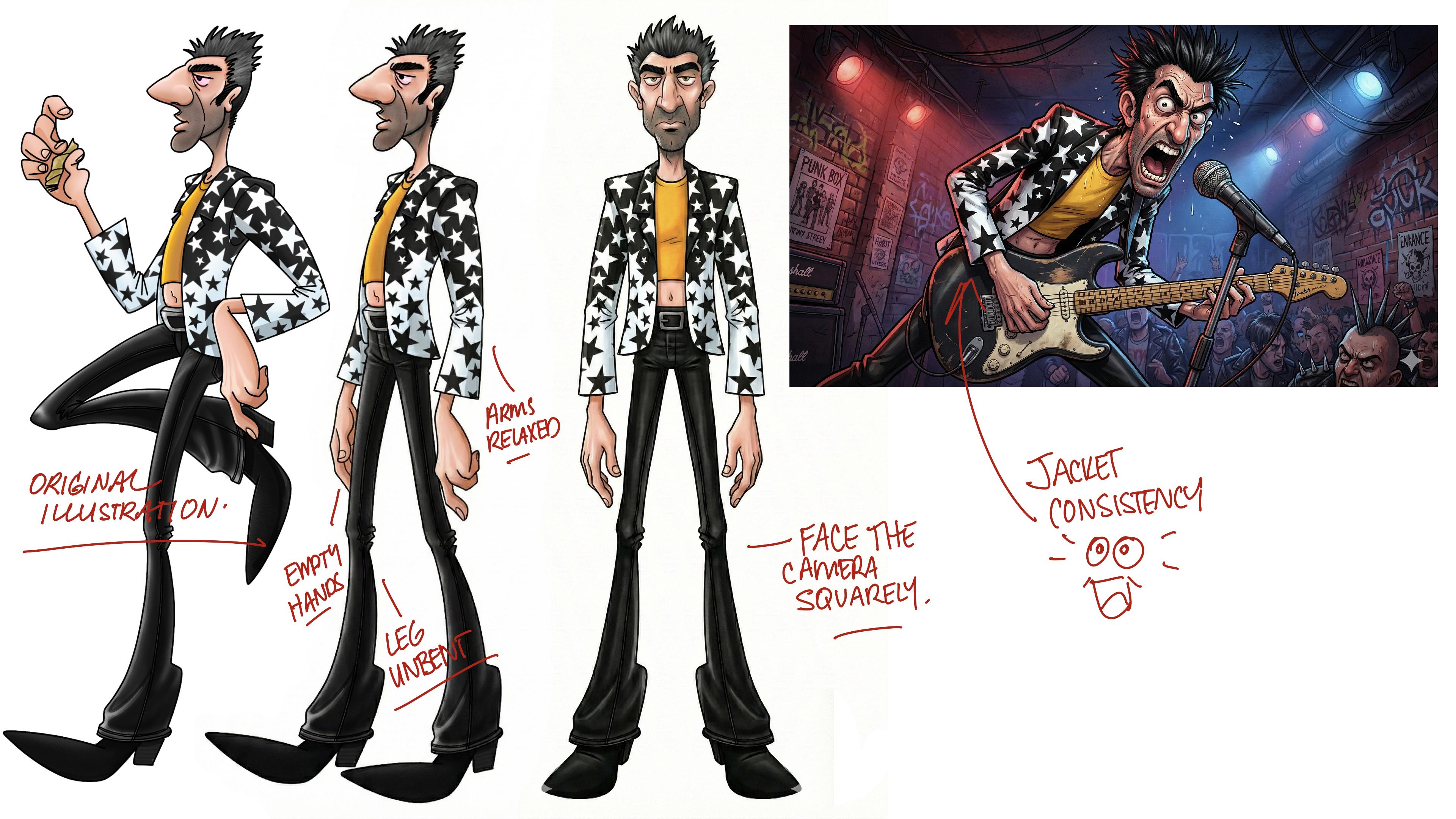 Character Design: RockStar · 2DAnimation101