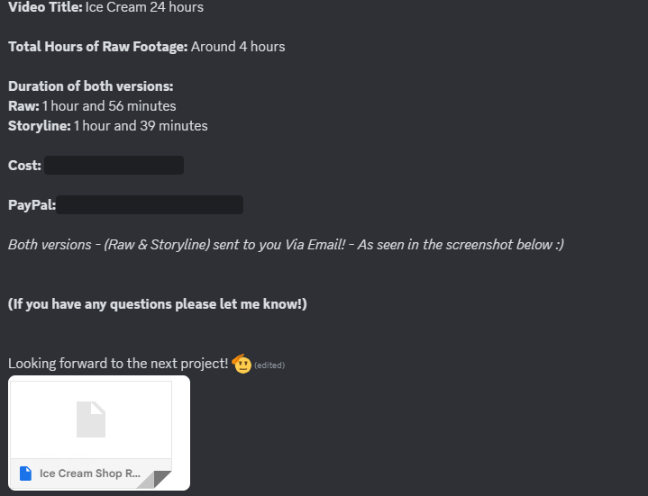 Invoice format for clients · Editor Accelerator