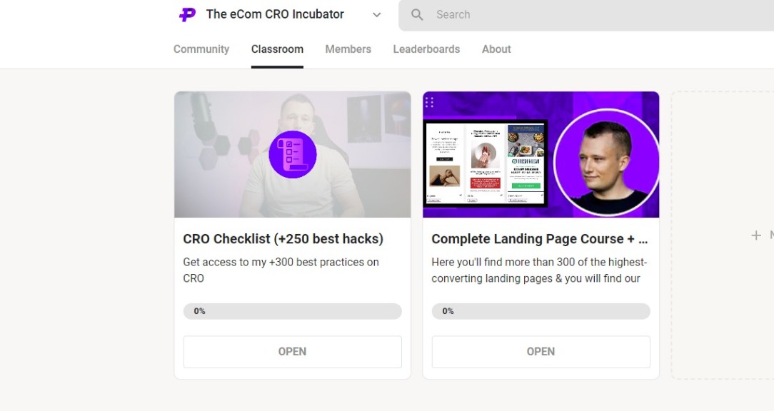 The eCom CRO Incubator