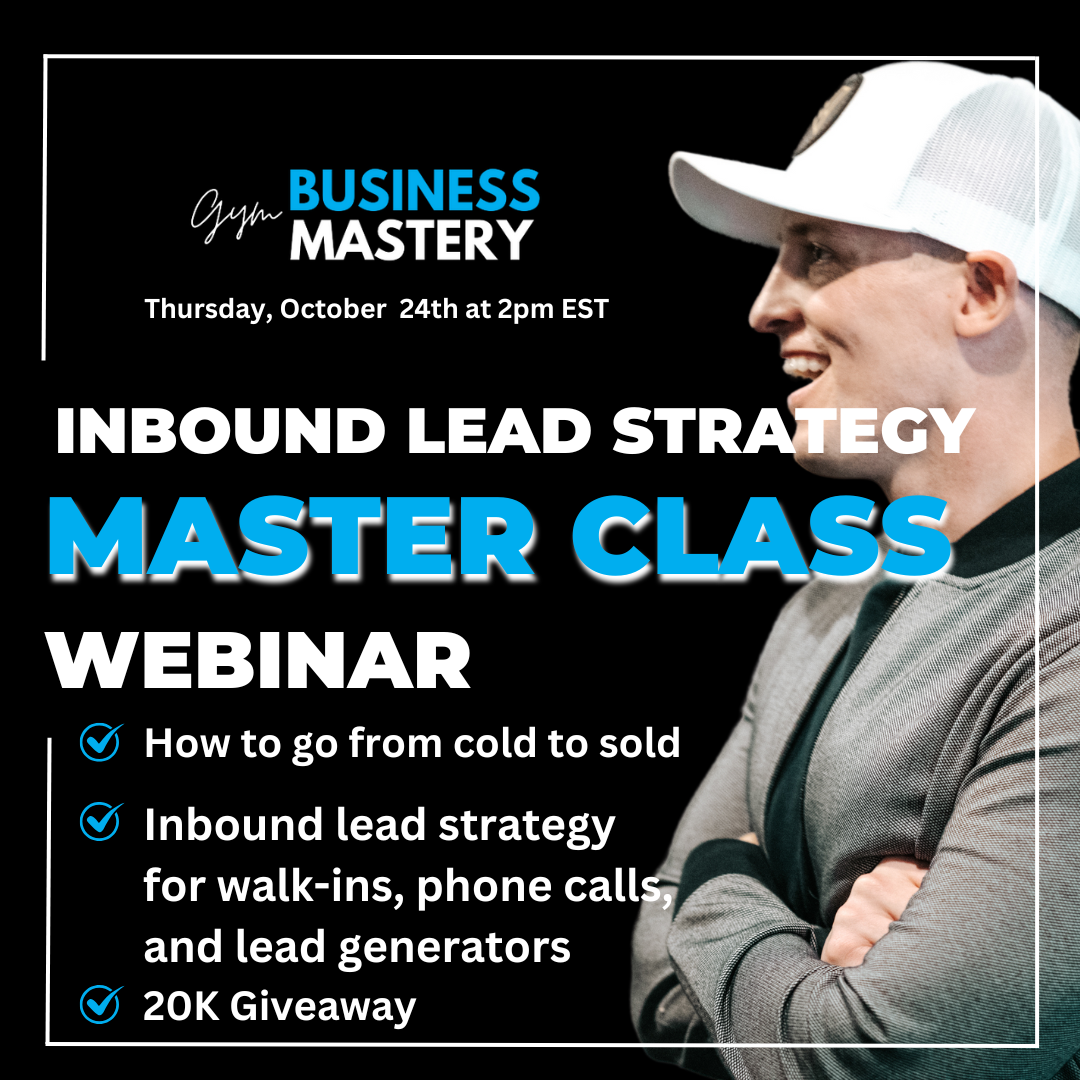 New Weeks Webinar · Gym Business Mastery [FREE]