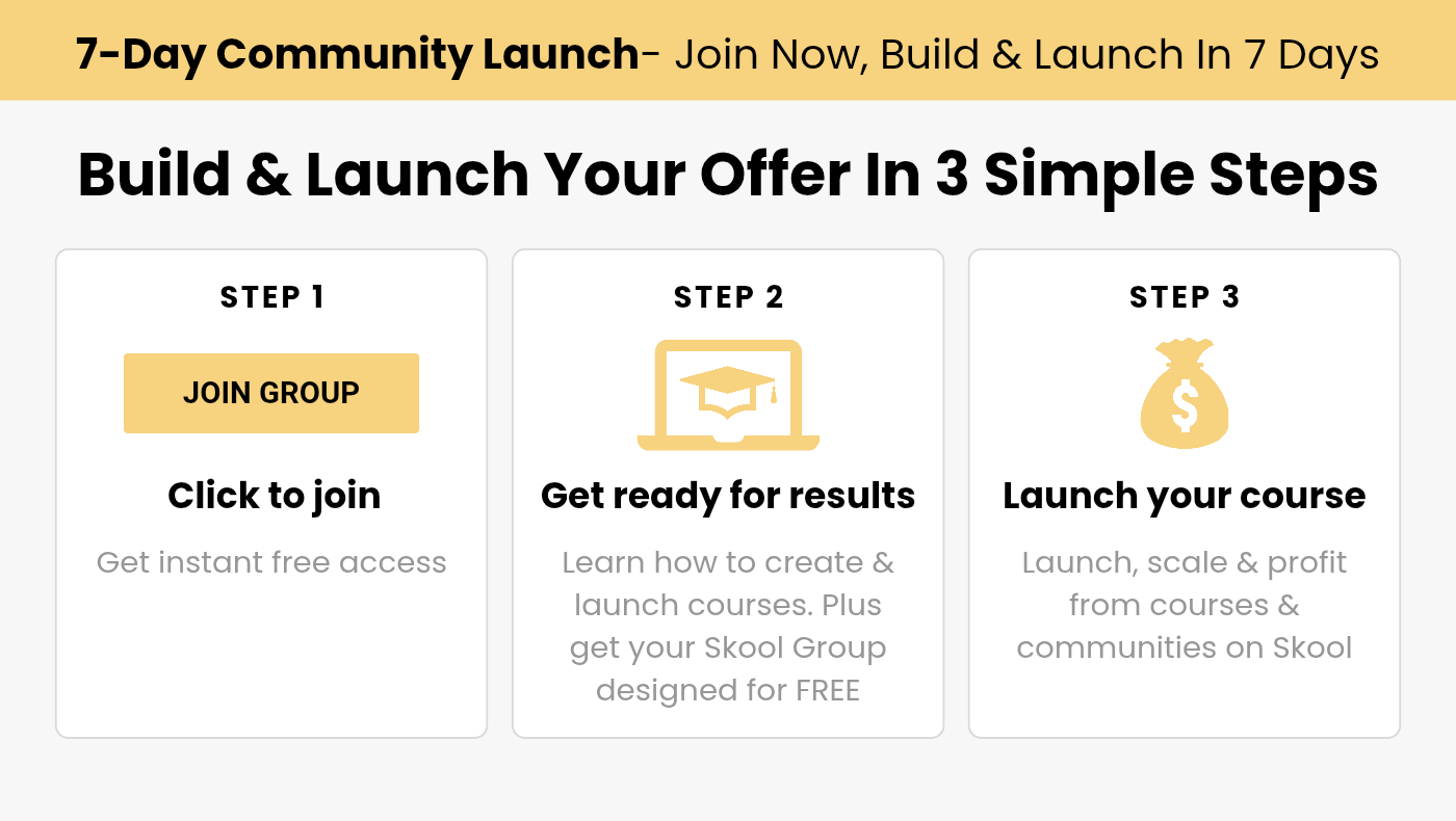 7-Day Community Launch