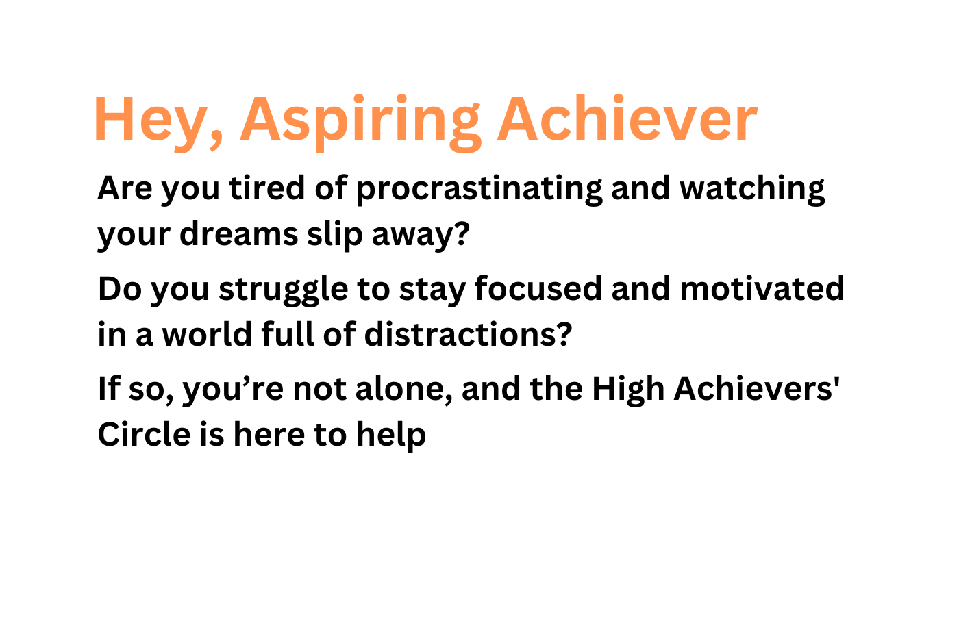 High Achievers' Circle