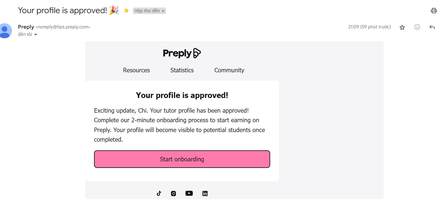 Approved · 5 Minutes Vietnamese