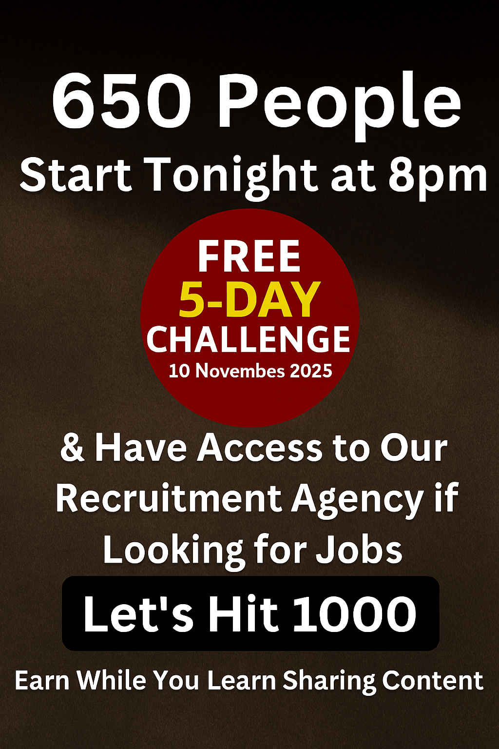 🔥 The new 5‑Day SANFM Challenge starts tonight at 8PM — 650+ already ...