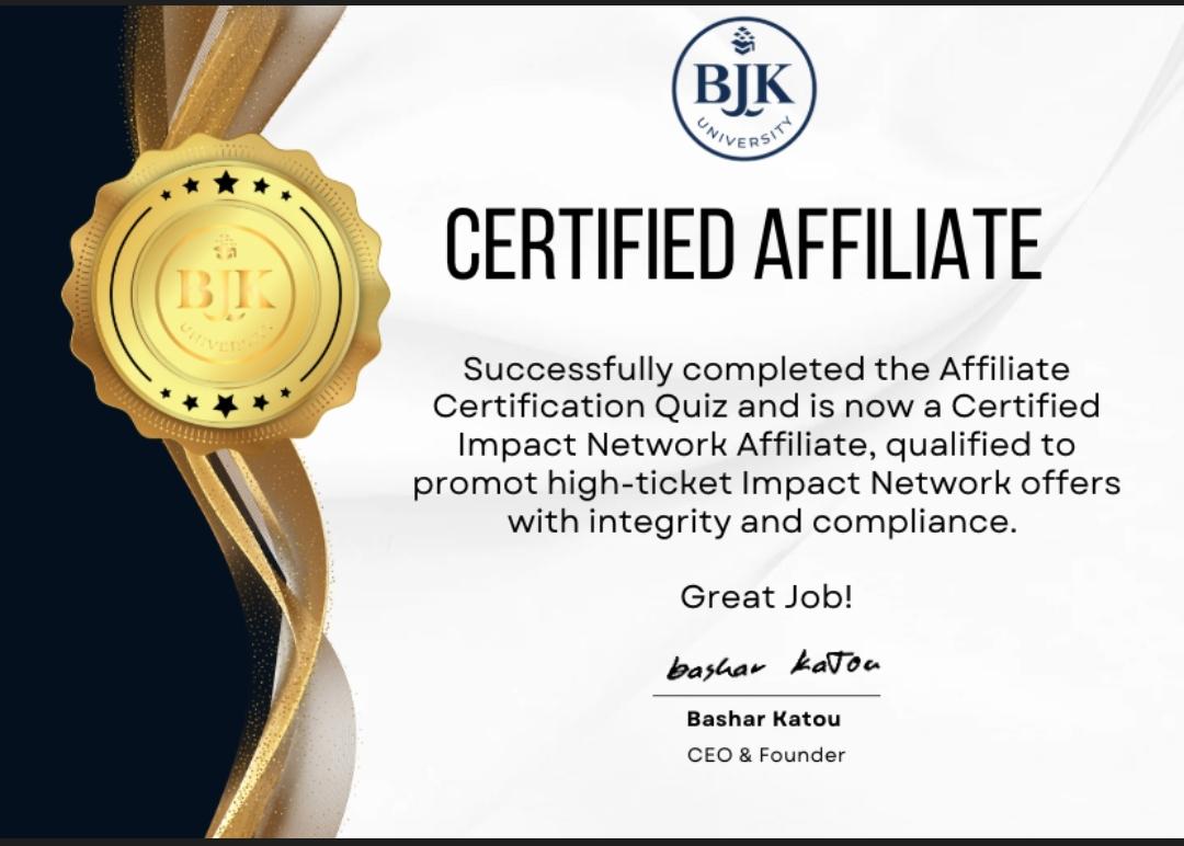 Are you into the paperwork parts of the business · Impact Network