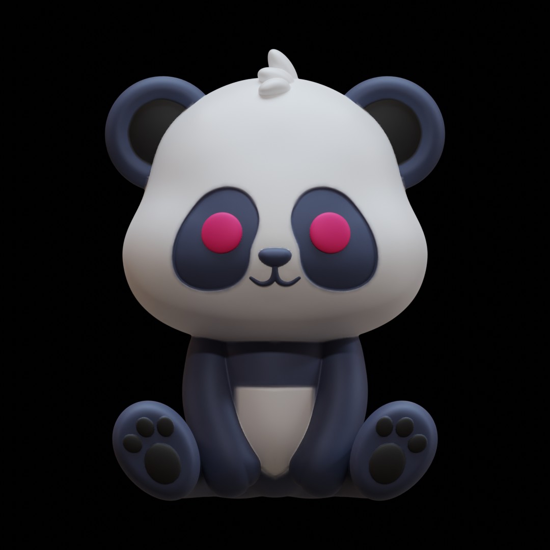 Cute Panda · Make money 3d printing.