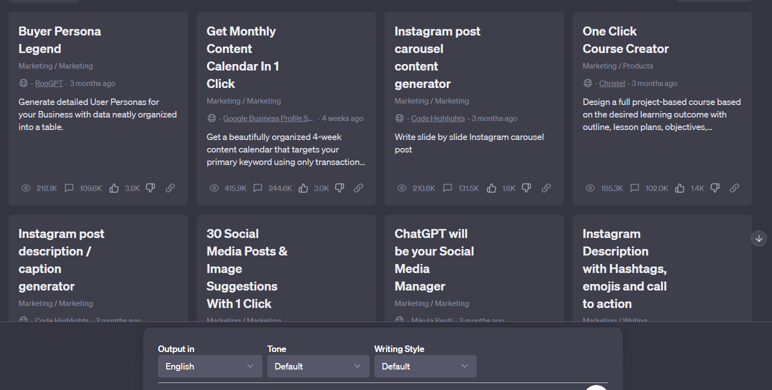 AIPRM tool for CHAT GPT · Agencies United