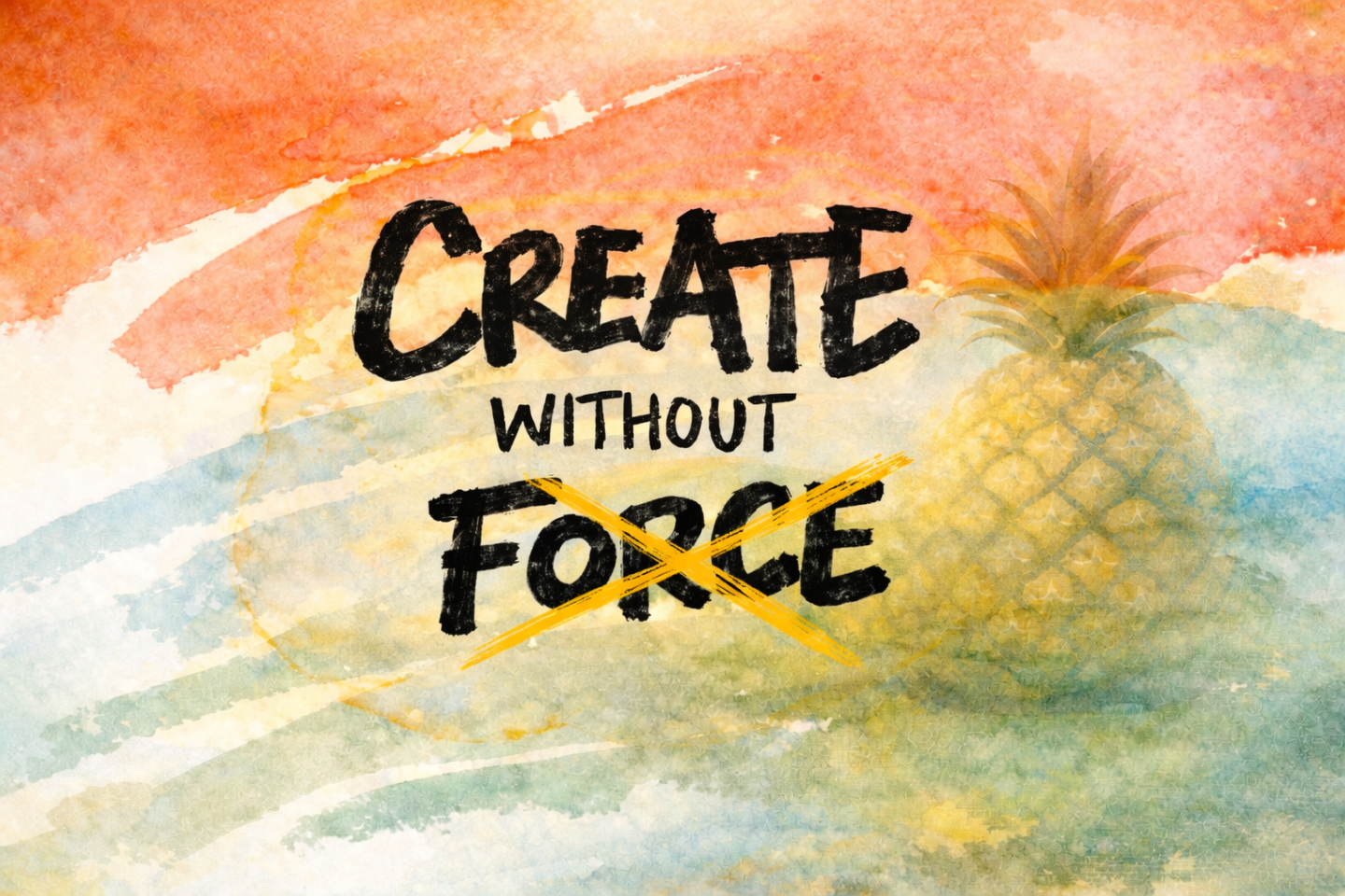 Create Without Force 🍍