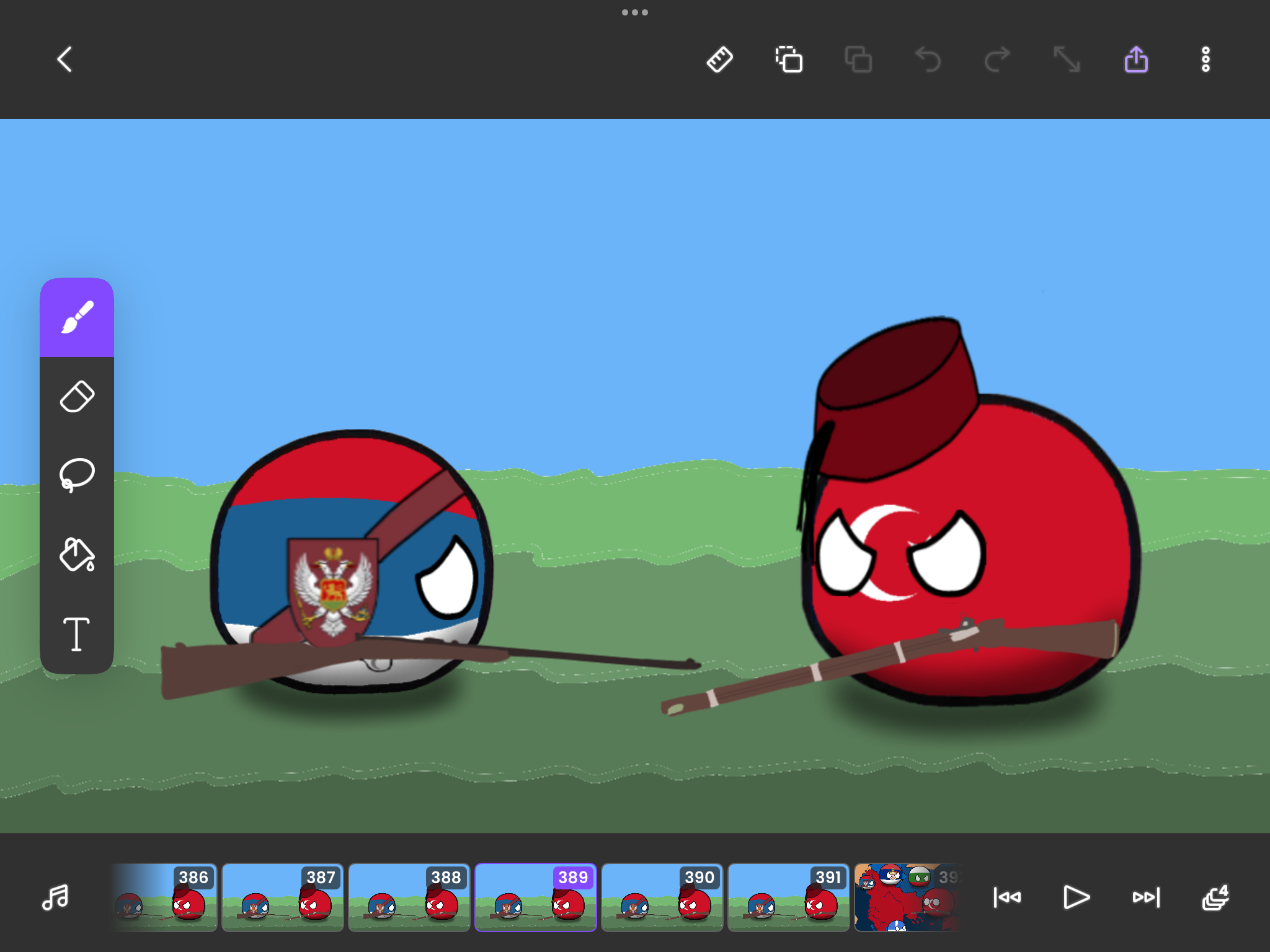 My progress on an animation · Ballistic Animators